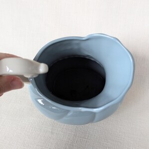 Vintage Lenox Porcelain Milk Pitcher Creamer in Celadon Blue With White ...