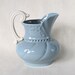 Vintage Lenox Porcelain Milk Pitcher Creamer in Celadon Blue With White ...