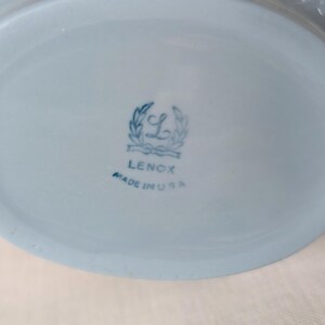 Vintage Lenox Porcelain Milk Pitcher Creamer in Celadon Blue With White ...