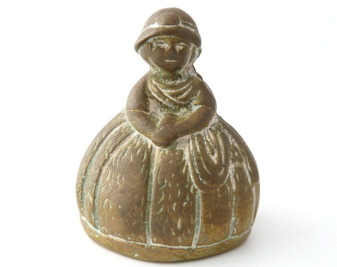 Vintage Brass Bell - Lady Woman Bell - Etsy