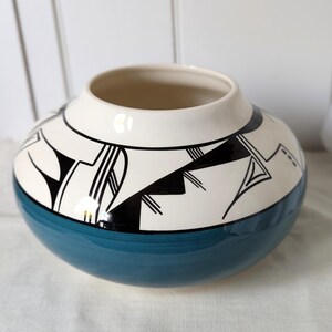 Vintage Ute Tribal Pottery Bowl: Southwestern Native American Decor - Etsy