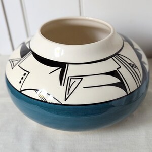 Vintage Ute Tribal Pottery Bowl: Southwestern Native American Decor - Etsy