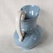 Vintage Lenox Porcelain Milk Pitcher Creamer in Celadon Blue With White ...