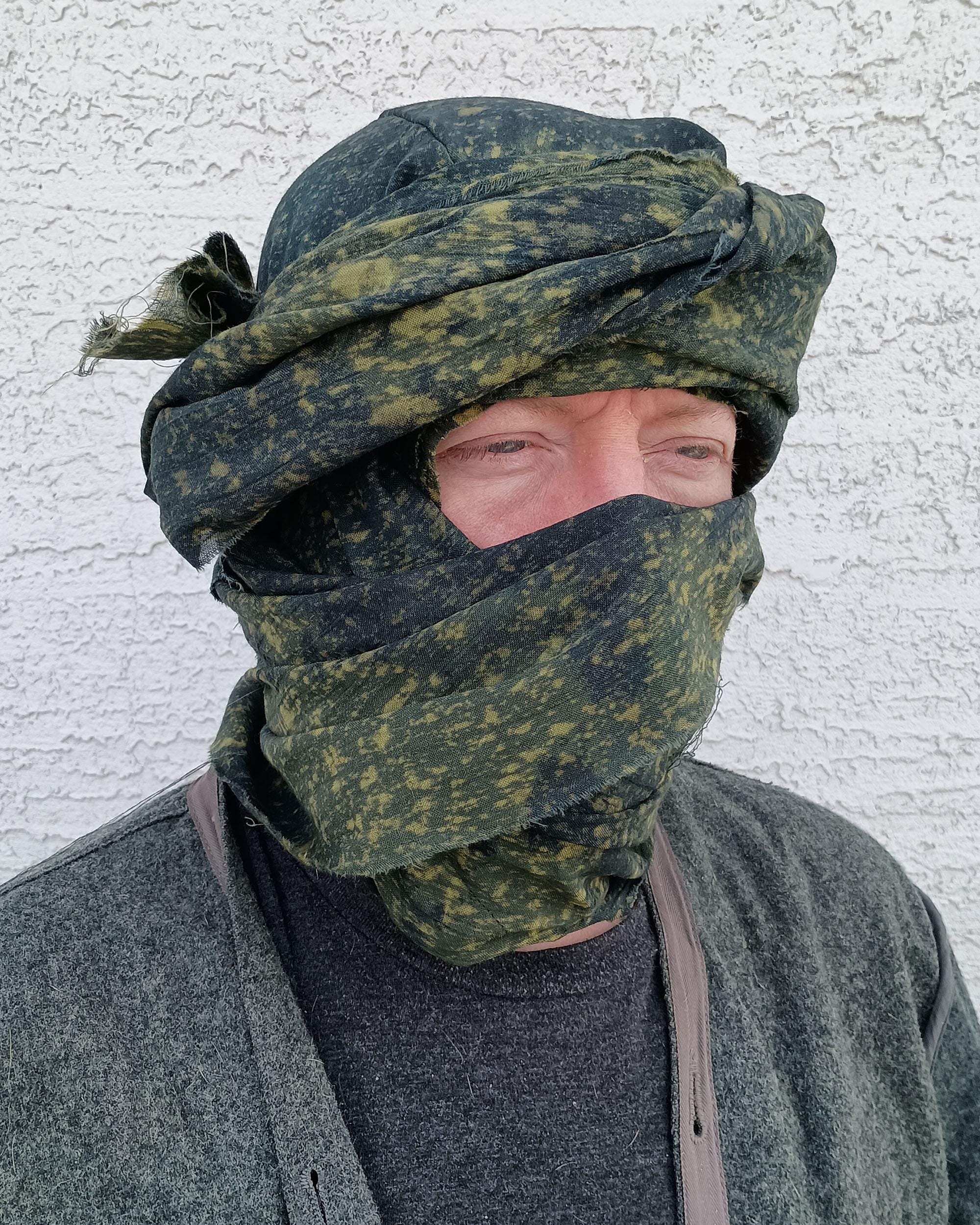 Hooded Scarf Cowl Cape Olive Post-apocalyptic Men Women - Etsy
