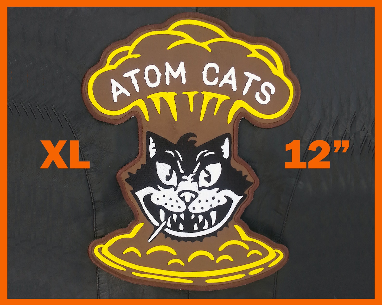 Atom Cats Patch Large Embroidered Fallout - Etsy