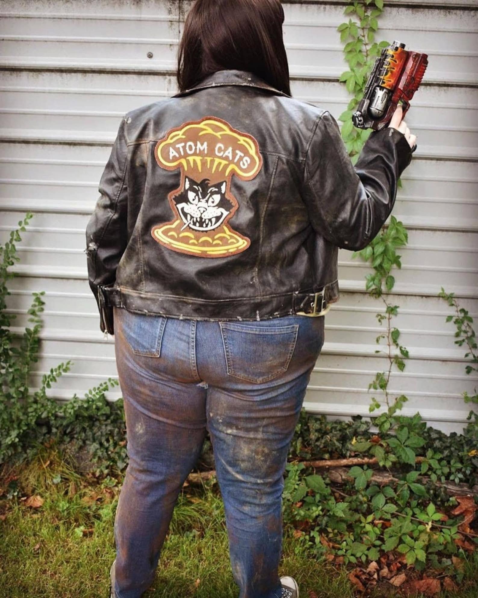 Atom Cats Patch Large Embroidered Fallout - Etsy