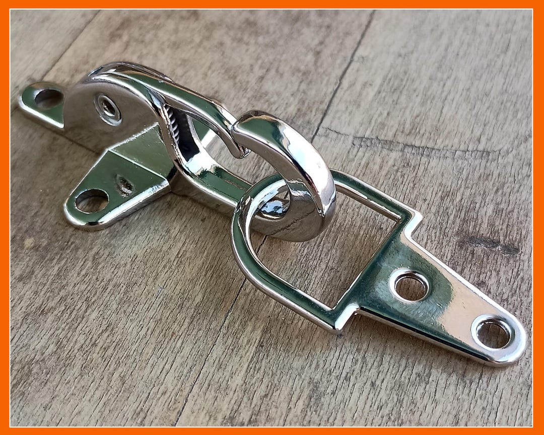 Medium Firemans Coat Clasp 2-piece Snap Clip Clasp Nickel - Etsy