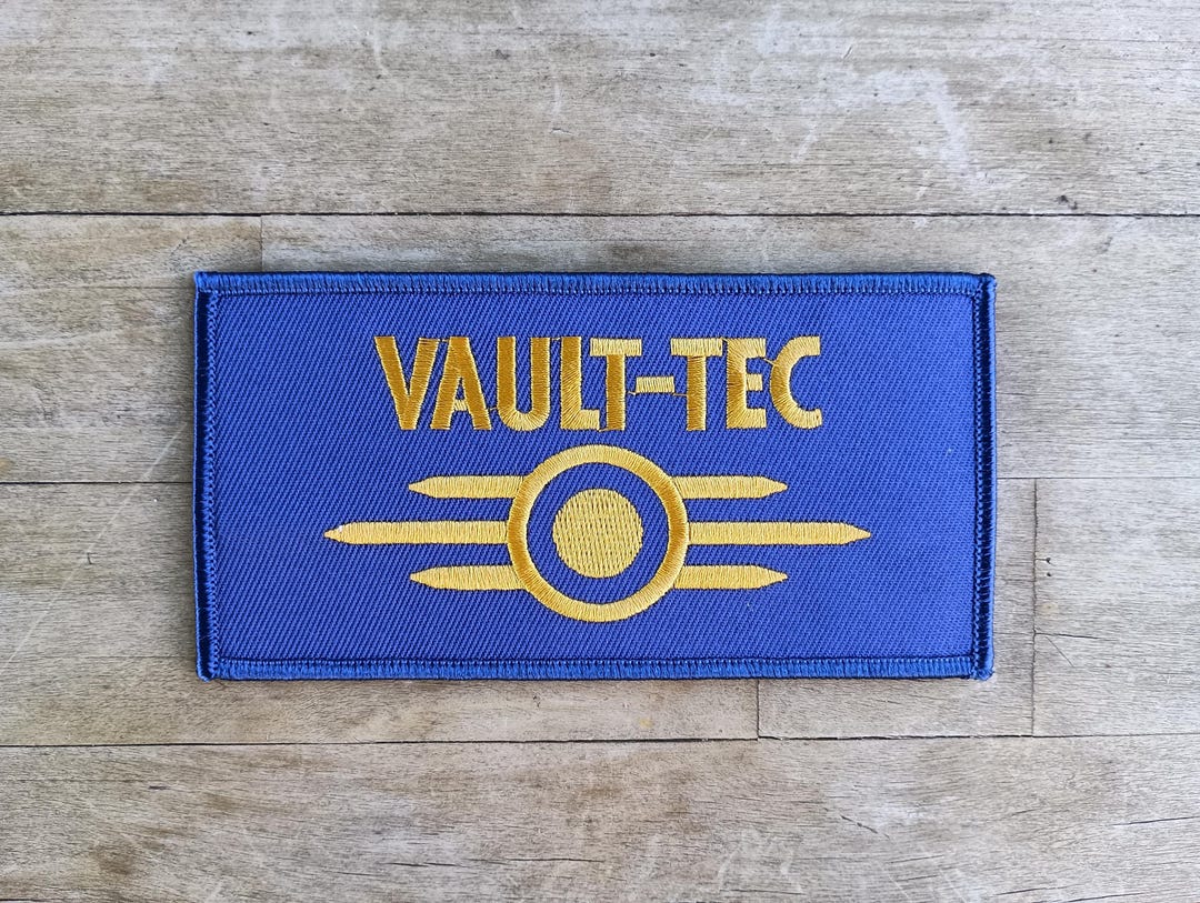 Vault-tec Iron-on Embroidered Patch - Etsy