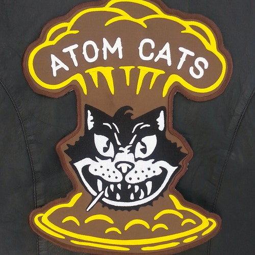 Atom Cats Patch Large Embroidered Fallout - Etsy