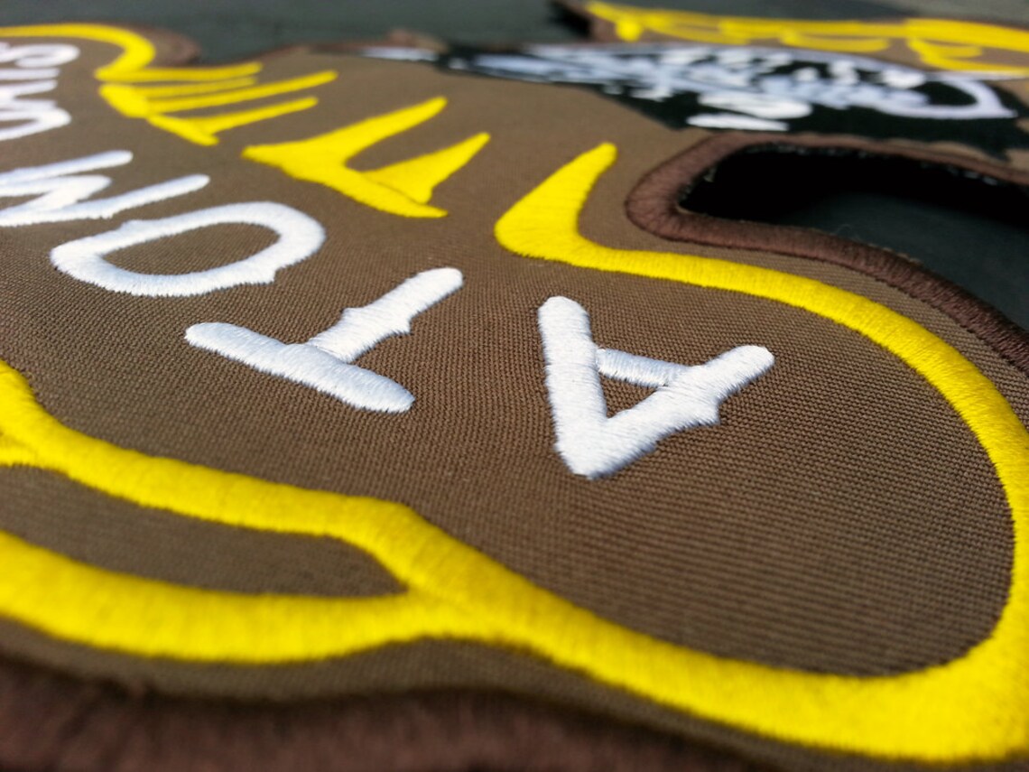 Atom Cats Patch Large Embroidered Fallout - Etsy