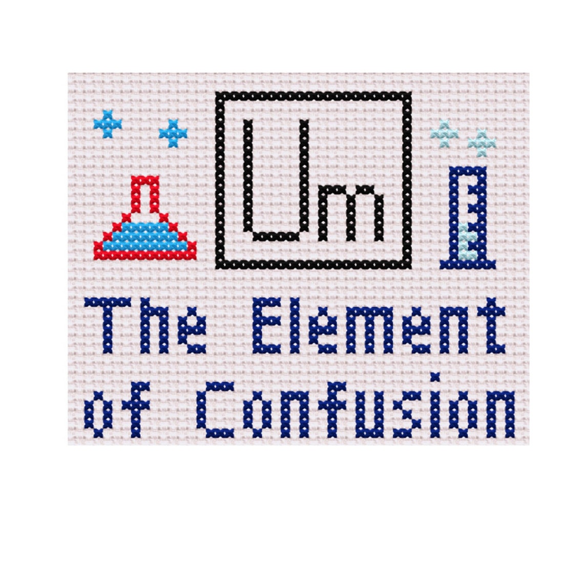 Um the Element of Confusion Cross Stitch Pattern - Etsy
