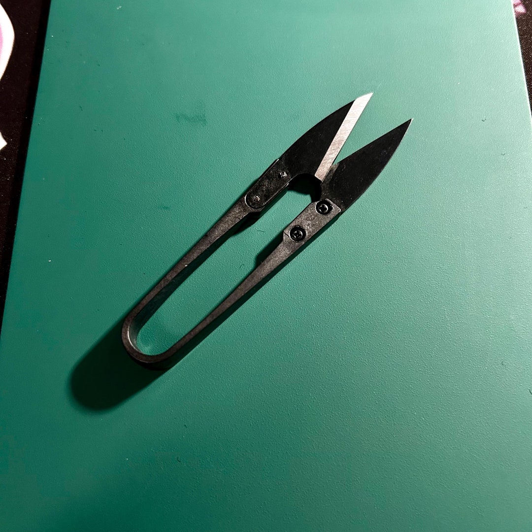 Black Thread Snips: Japanese Style Embroidery Scissors - Etsy