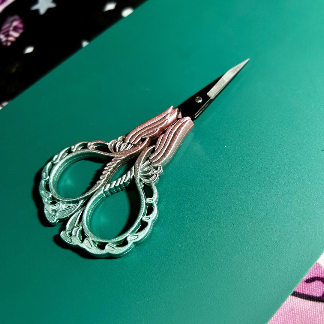 Wings Pink Embroidery Scissors ∙ Scissors for Quilting Sewing Paper ...