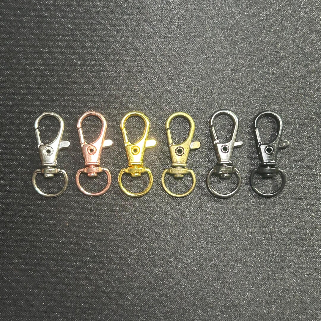 Lobster Claw Swivel Clasp ∙ 32mm ∙ Stainless Steel ∙ Lanyard Keychain ...