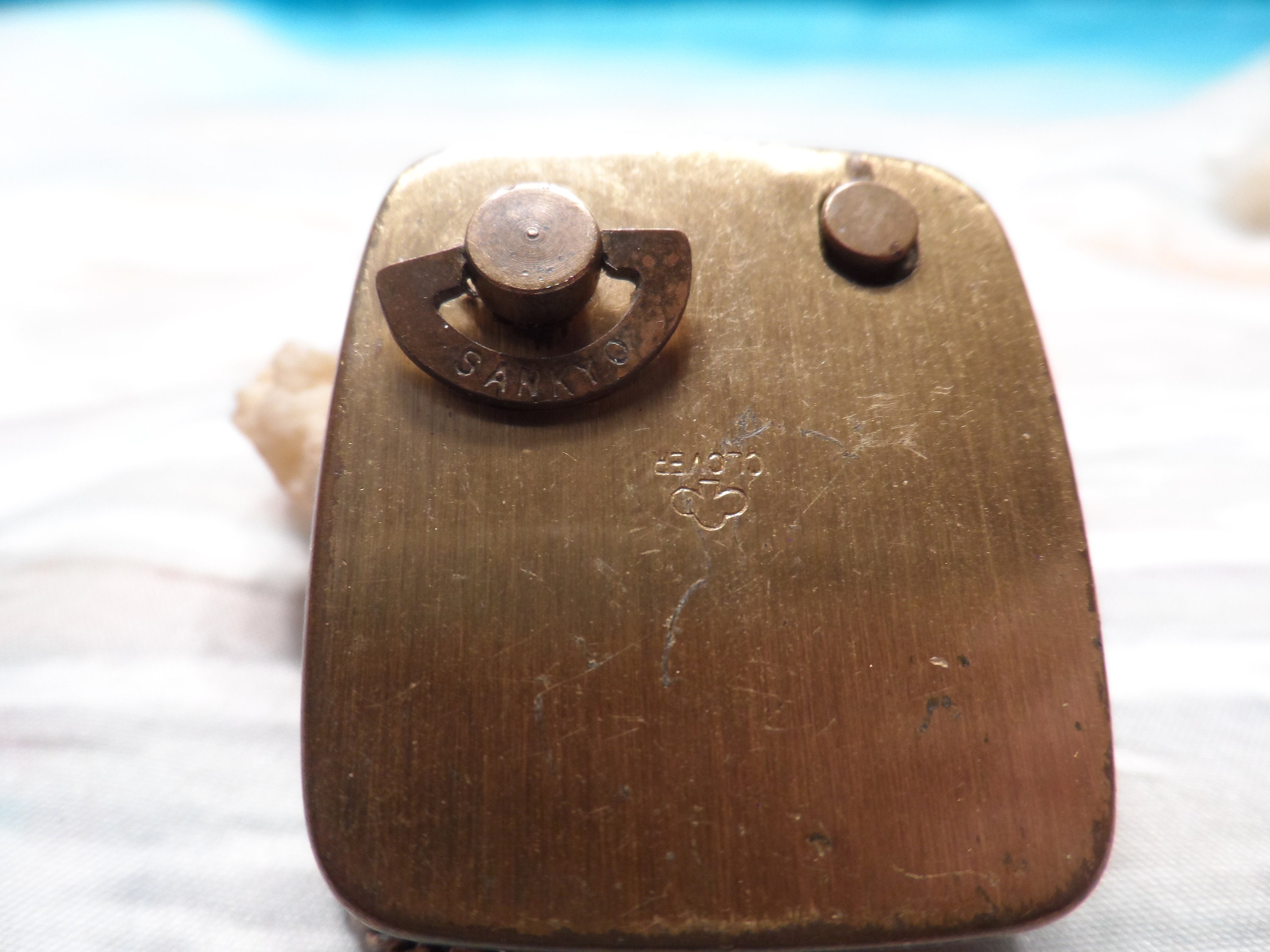 1960's Clover Sankyo Mechanical, Wind Up, Music Box Japan on 22" 1/20 ...