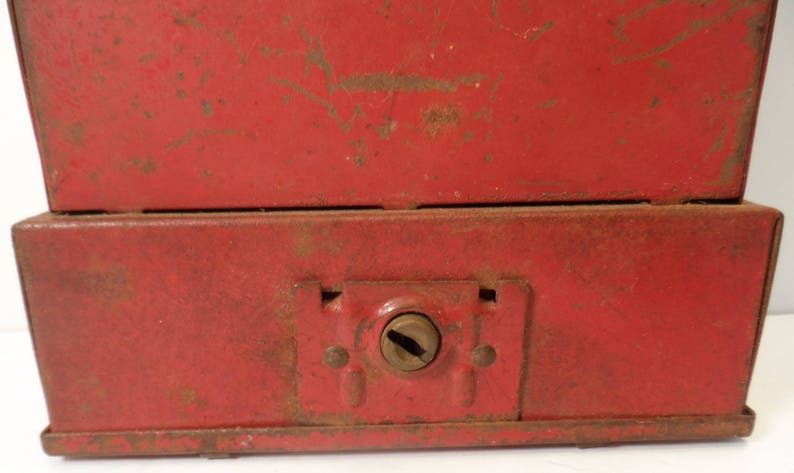 Vintage Buddy l Savings and Recording Mechanical Toy Security Safe Bank ...