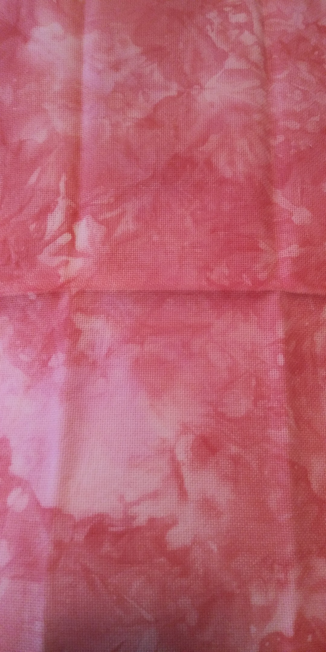 Hand Dyed 18 Count Aida Racing Red 14 X 20" - Etsy