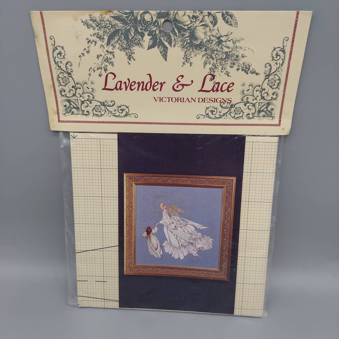 Lavender & Lace Counted Cross Stitch Pattern Only #28 Angel of Mercy - Etsy