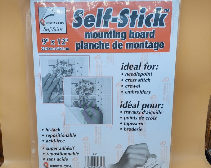 Pres-on Self Stick Mounting Board 9 X 12" - Etsy
