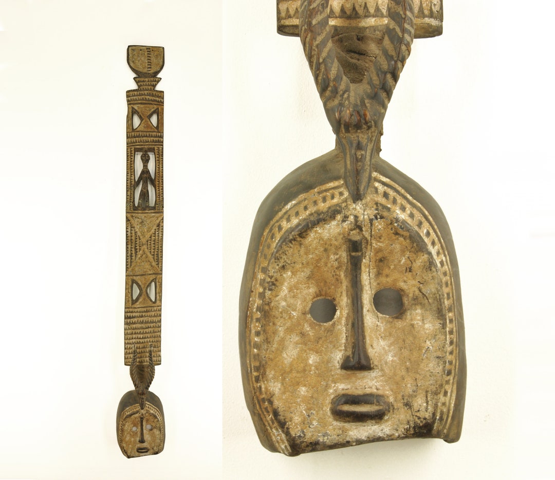 EXTRA LARGE Mossi Karan Wemba Mask 64 Inches Tribal African Art Burkina ...