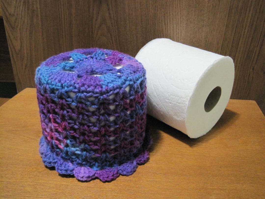 Toilet Paper Roll Cover, Crochet Toilet Paper Cover, Toilet Paper ...