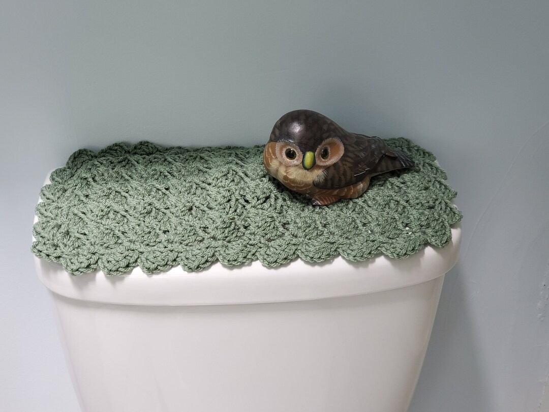 Toilet Tank Topper Crochet Toilet Tank Topper Bathroom Decor - Etsy