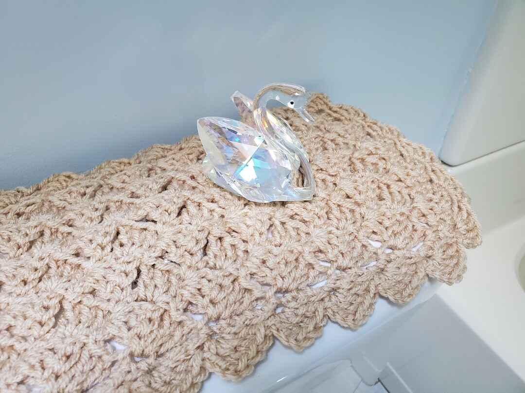 Toilet Tank Topper Crochet Toilet Tank Topper Bathroom Decor - Etsy