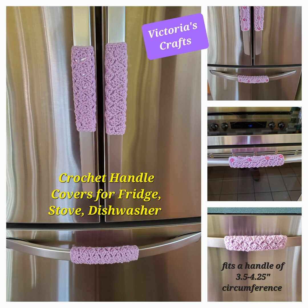 Fridge Handle Cover, Crochet Handle Cover for Dishwasher or Stove ...