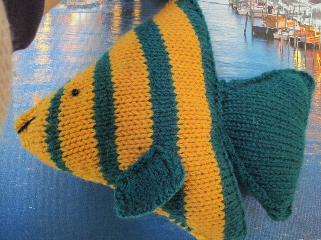 Knit Craft Knit Fish Stuffed Toys Plushy Animal Soft Toy - Etsy