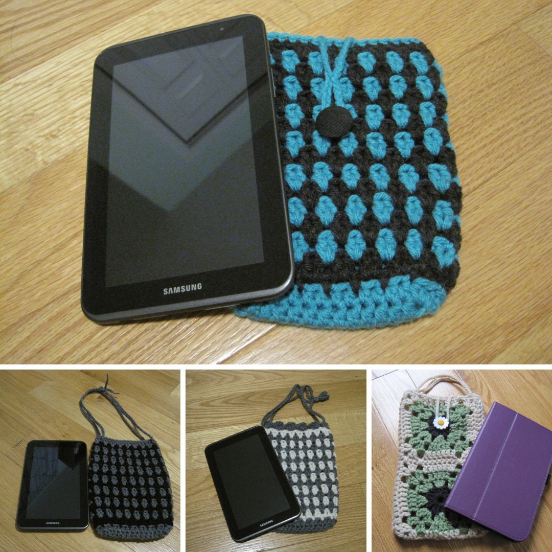 Crochet iPad Mini Case/cozy/sleeve, Tablet Cover 4 Styles - Etsy