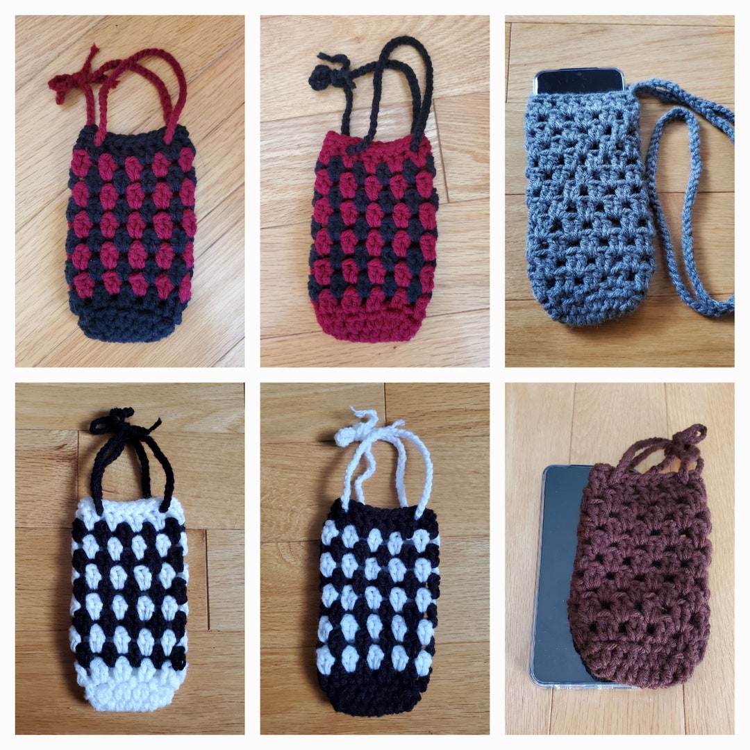 Crochet Cell Phone Cozies or Holders 6 Styles - Etsy