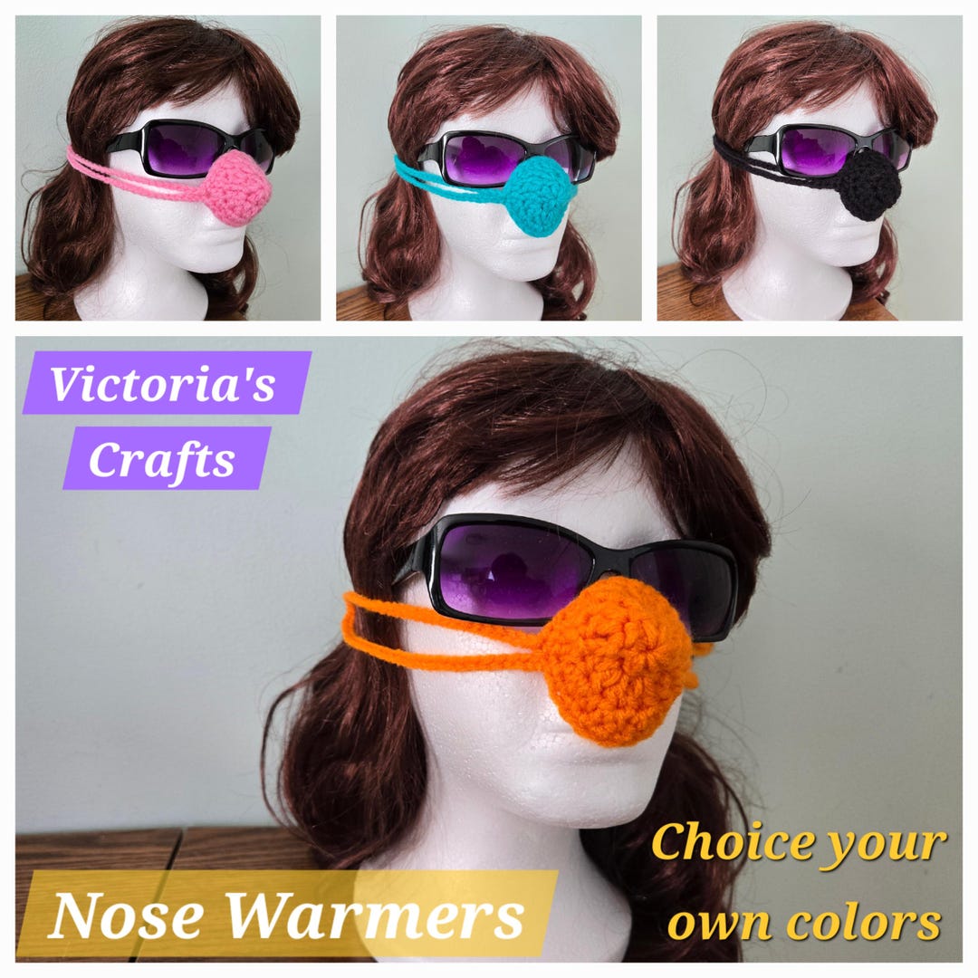 Nose Warmer, Crochet Nose Warmer, Nose Muff, Nose Cover, Winter ...
