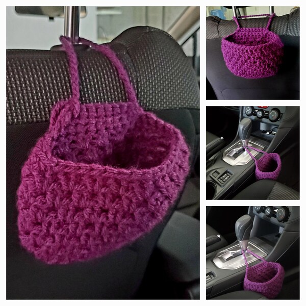 Car Trash Bag Crochet - Etsy