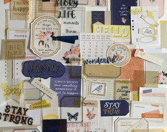 Scrap Pack / 75 Pc. Scrap Pack DIY KIT Journal Ephemera Great for Smash ...