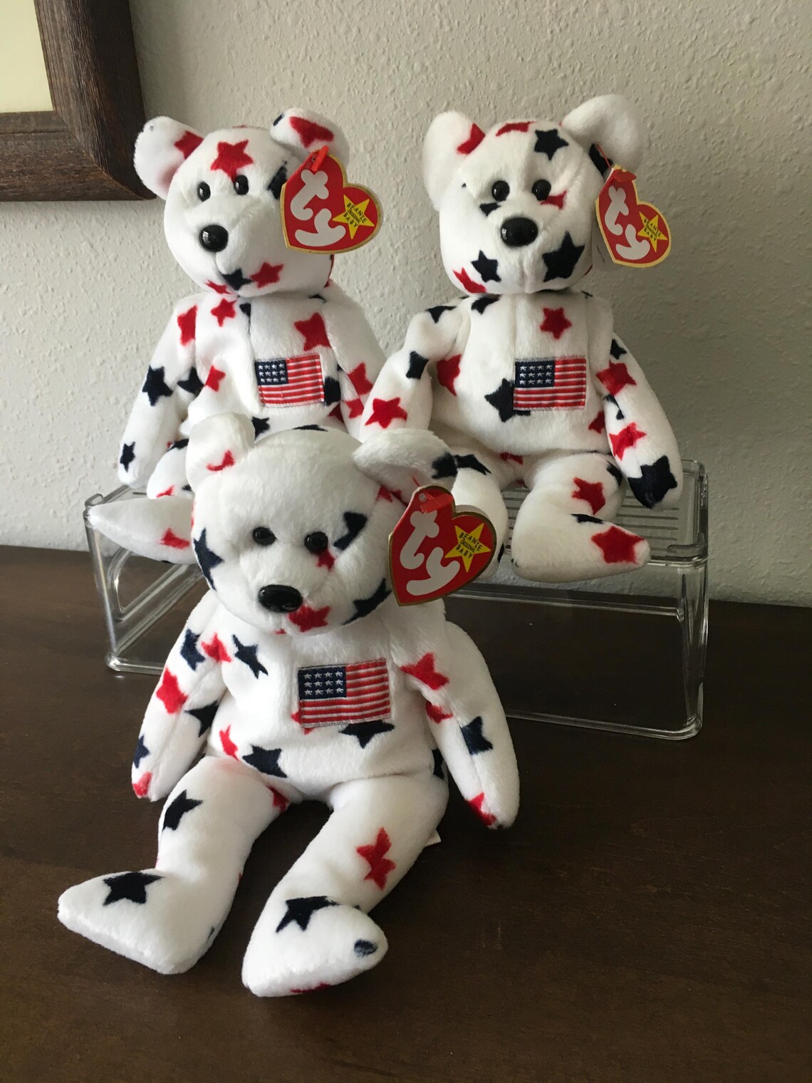 Beanie Baby / 1 Original TY Beanie Baby Bear Glory -- Patriotic Plush ...