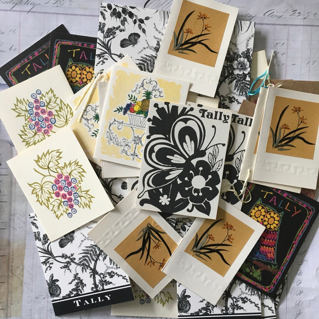 Bridge Tallies / 8 Assorted Bridge Tallies -- Great Ephemera for ...