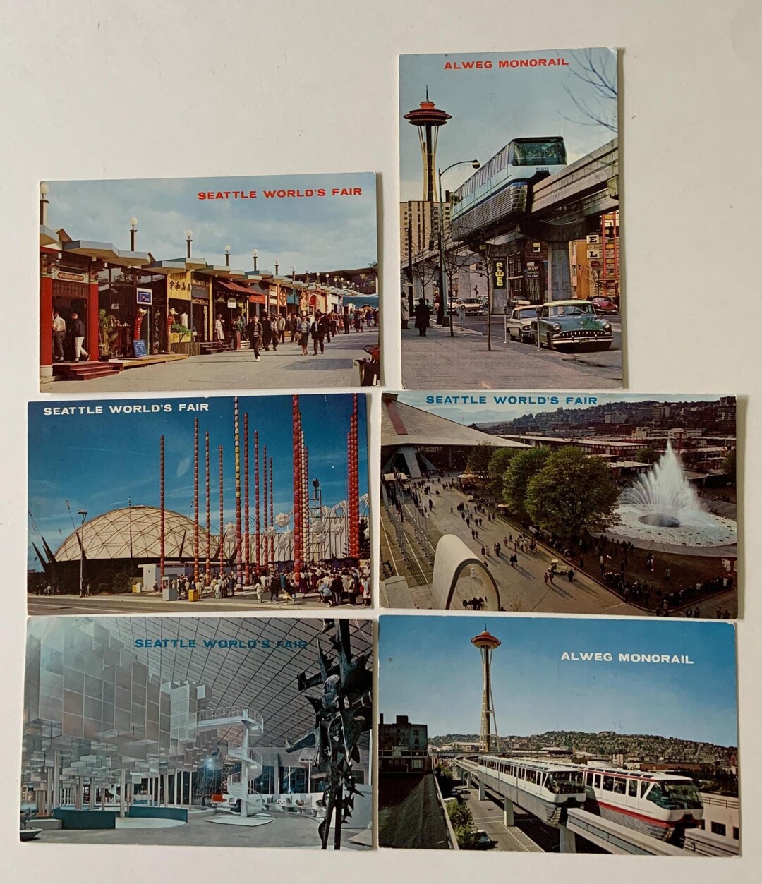 SEATTLE Postcards / 5 Vintage Seattle World's Fair, Washington ...