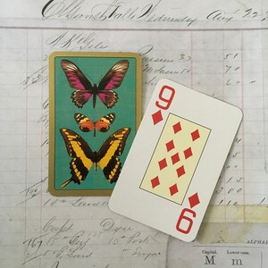 Butterfly Swap Cards / 2 Vintage Butterfly Playing Cards Great - Etsy