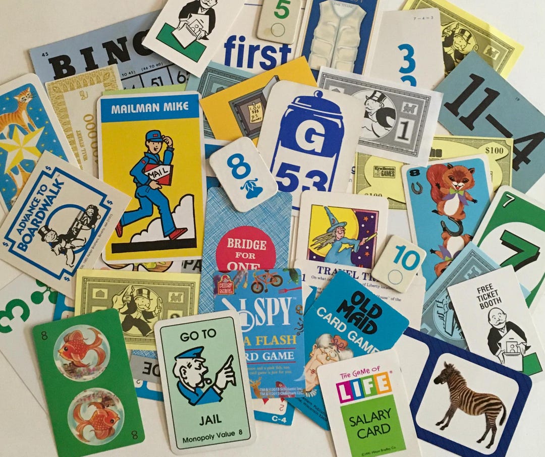 Scrap Pack / 55 Pc. Game Cards & Play Money Scrap Pack -- Great for ...