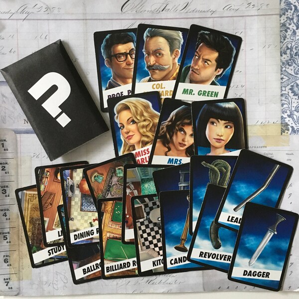 Clue Cards - Etsy