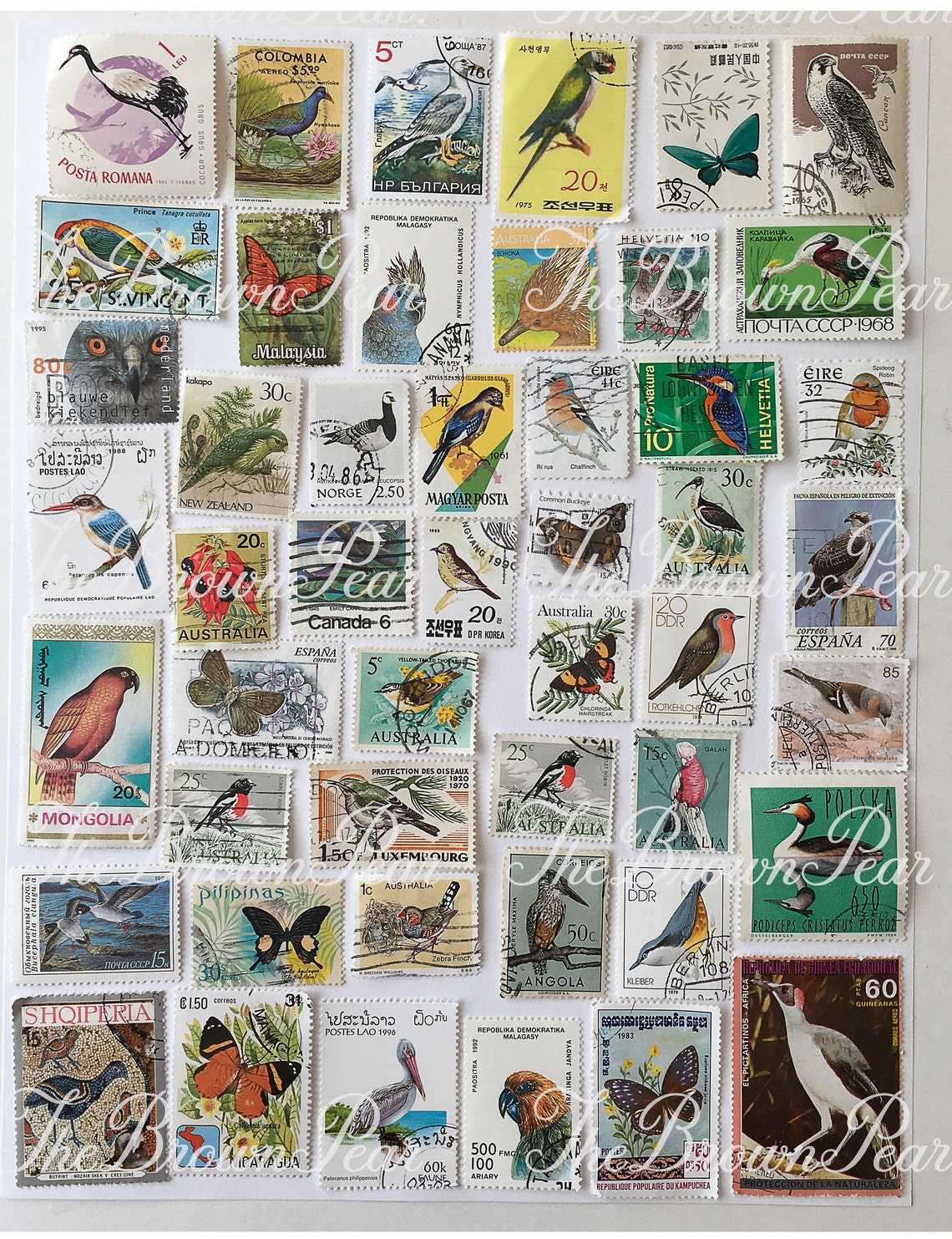 Printable Postage Stamps / INSTANT DOWNLOAD Ephemera - Etsy