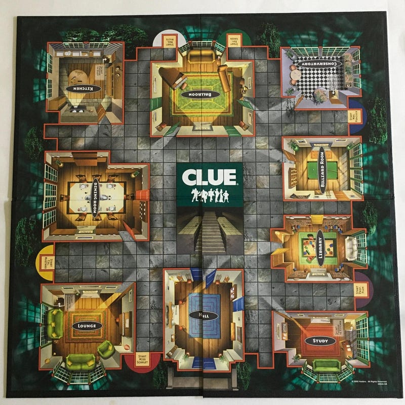 Clue Board Game Replacement Pieces - Etsy