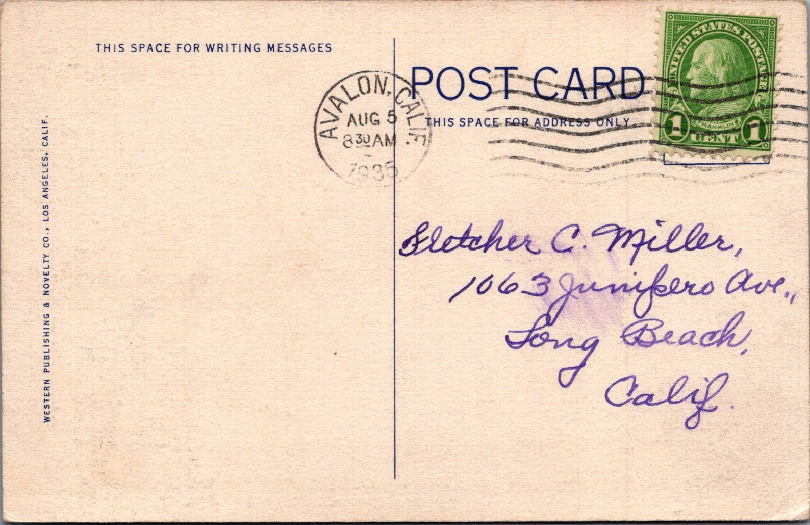 Catalina Island Postcard / Vintage CATALINA ISLAND CALIFORNIA - Etsy