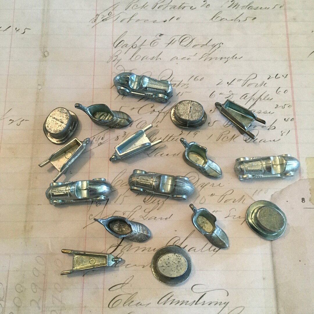 Monopoly Tokens / 16 Metal Monopoly Game Tokens Great for - Etsy