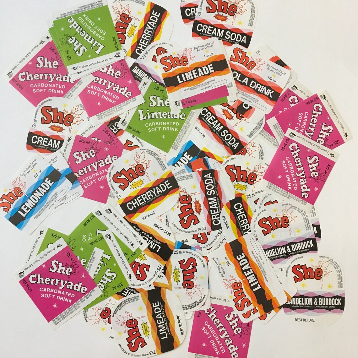 Soda Labels / 3 Vintage Soda Bottle Labels Assorted Styles | Etsy