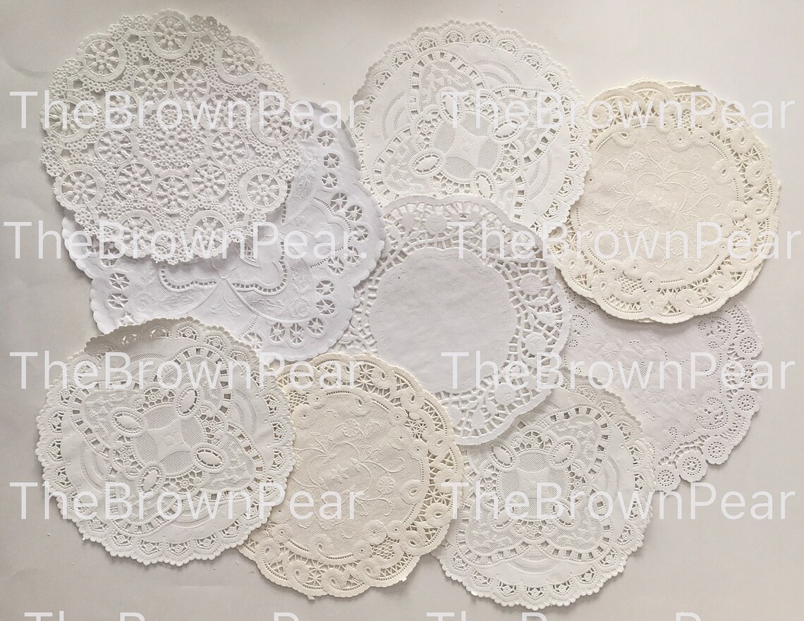 Printable Doilies / *INSTANT DOWNLOAD* Printable Ephemera Paper Doilies ...