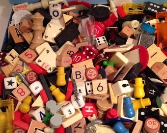 Plastic Game Pieces | Etsy