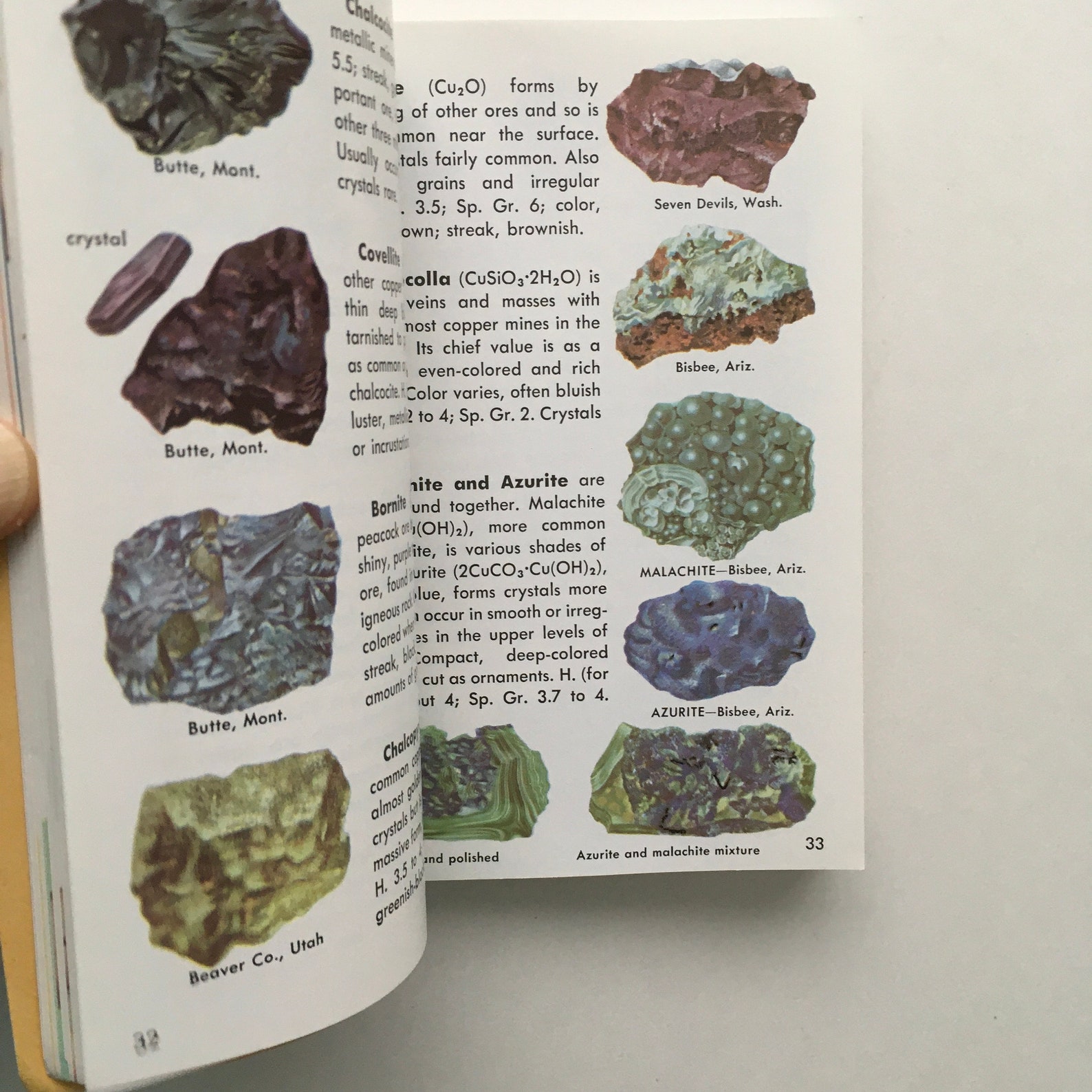 Rocks & Minerals book / Vintage Golden Guide w/ Color | Etsy