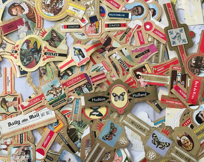 Cigar Labels / 16 Vintage Original Cigar Labels European Cigars Brands ...