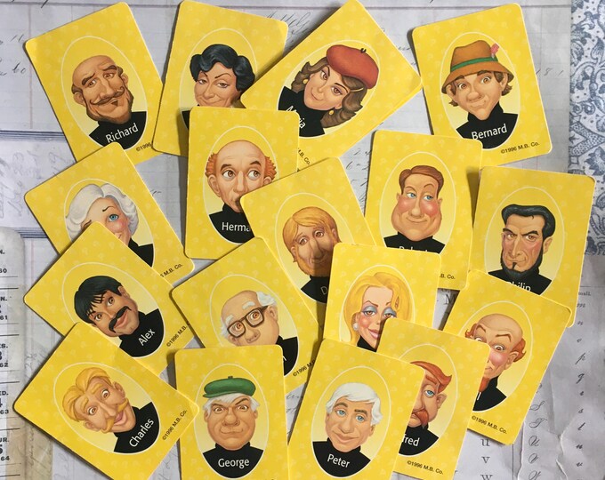 Guess Who? Cards / 24 Vintage Guess Who? Game Cards 1996 -- Great for ...
